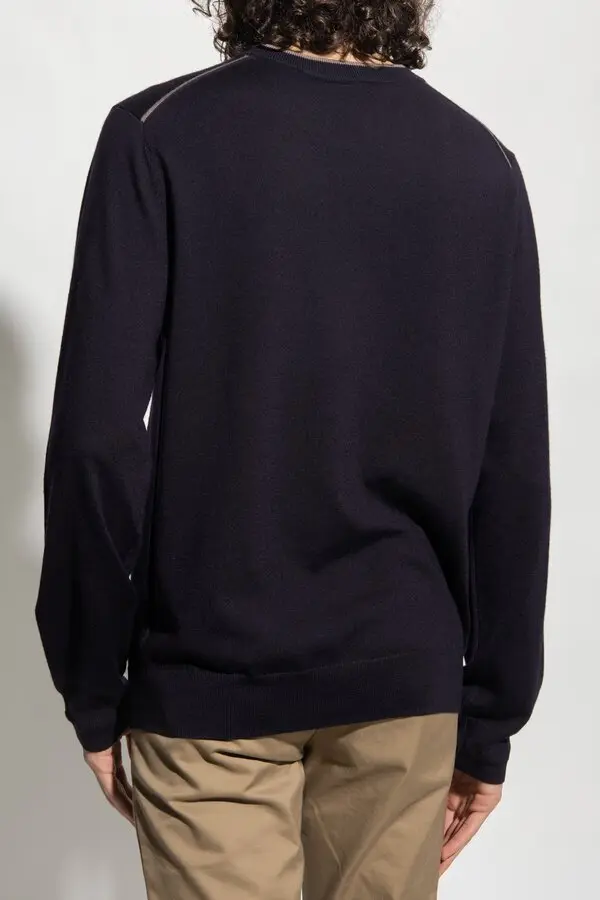 Paul Smith Embroidered Logo Crewneck Jumper
