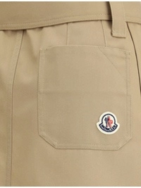 Moncler Gabardine Mini Skirt - Camel