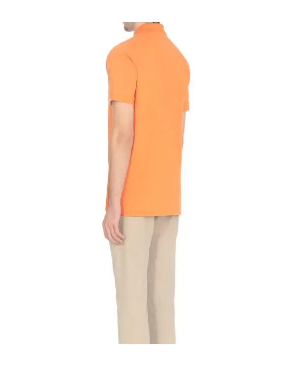 FAY Short-sleeved Polo Shirt - Orange