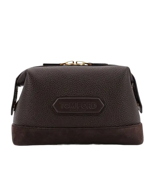 TOM FORD Zipped Clutch Bag - Black