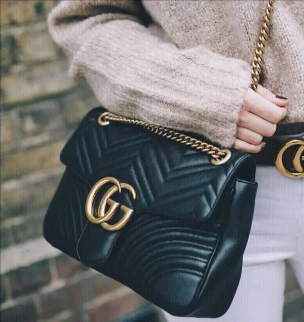 Gucci Gg Marmont Matelassé Medium Shoulder Bag
