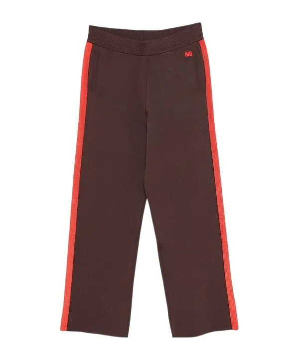 WALES BONNER Tide Track Knit Joggers - Red