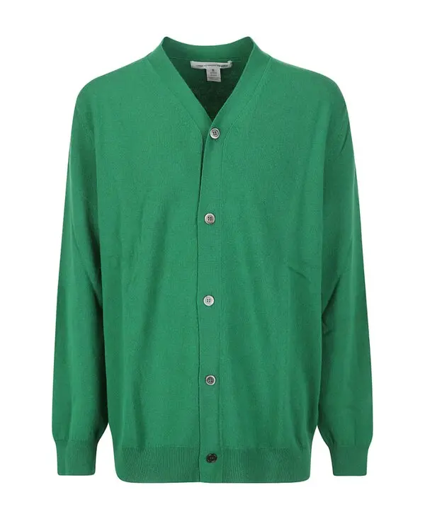 Comme Des Garçons V-neck Knitted Cardigan