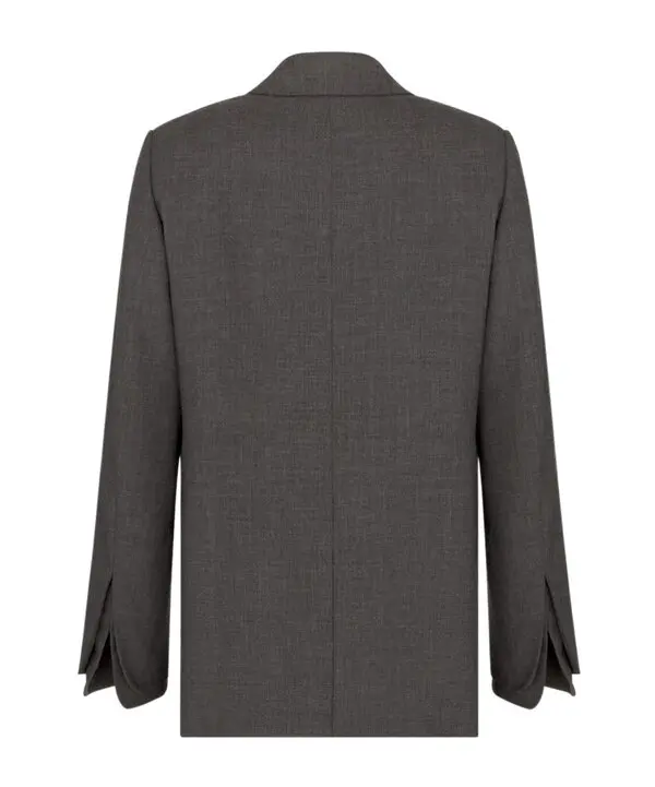 Dior Shawl Lapel Jacket With Embellished Sleeves