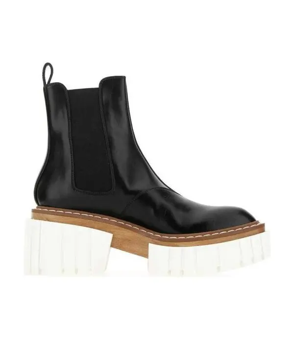 Stella McCartney Emilie Boots With Chunky Platform Sole - Black
