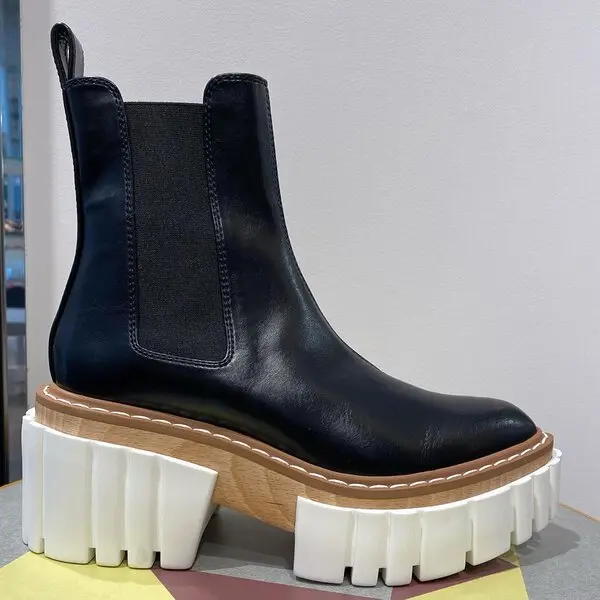 Stella McCartney Emilie Boots With Chunky Platform Sole