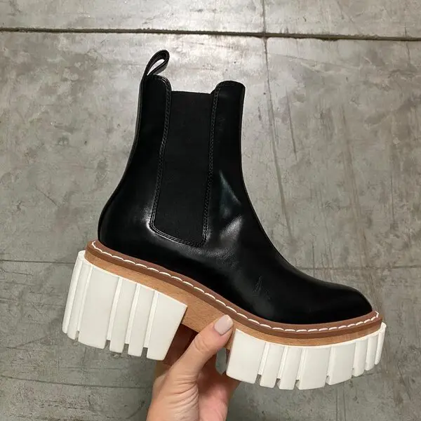 Stella McCartney Emilie Boots With Chunky Platform Sole