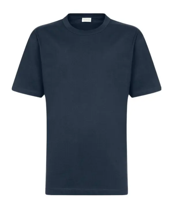 Dries Van Noten Crewneck Short-sleeved T-shirt - Navy