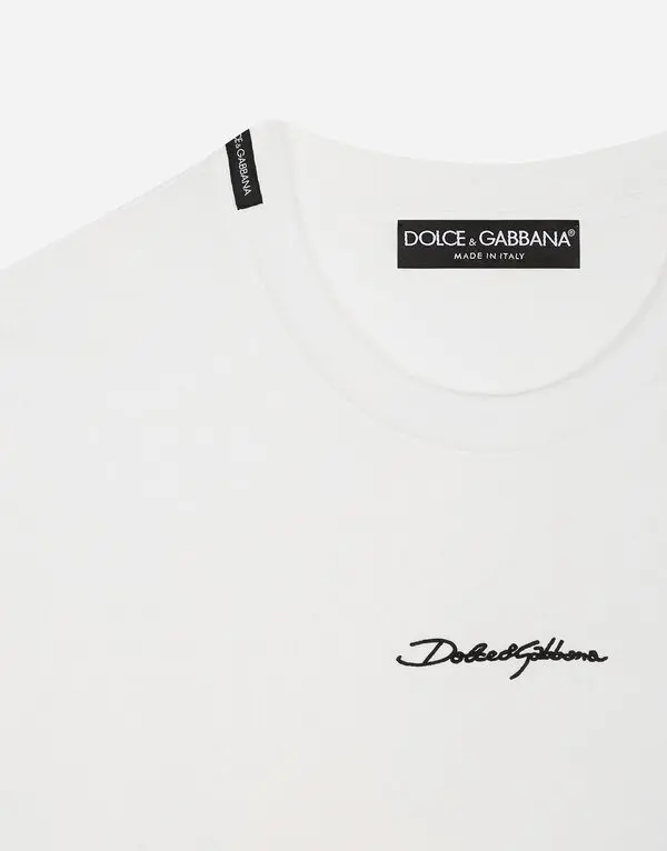 Dolce & Gabbana Dolce Gabbana Logo Patch Crewneck T-shirt