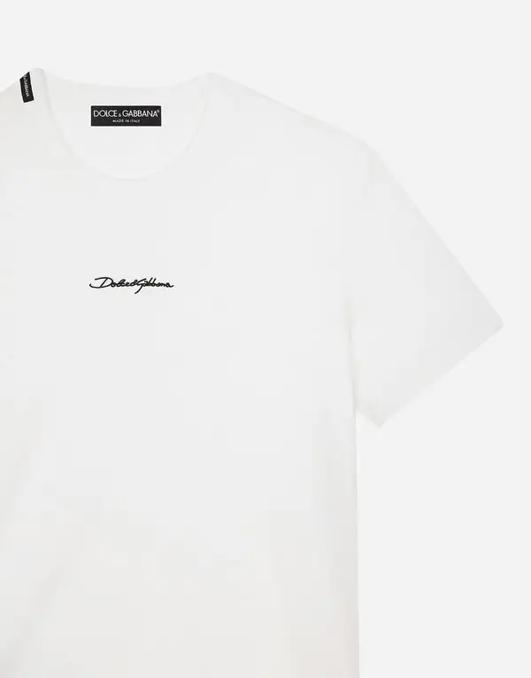Dolce & Gabbana Dolce Gabbana Logo Patch Crewneck T-shirt