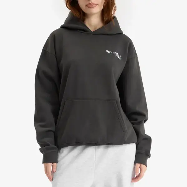 SPORTY  RICH Sporty & Rich Hooded Sweatshirt