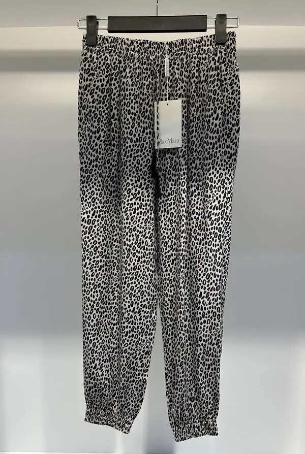 Max Mara Printed Pleated Trousers