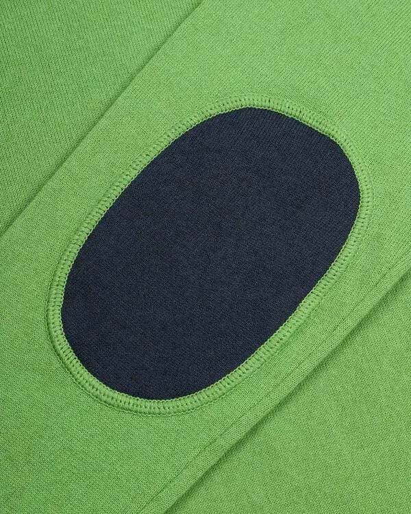 Emporio Armani Round Neck Patch Pullover - Green
