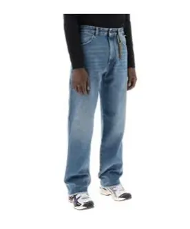DARKPARK Relaxed Fit Jeans With Patch Detail - Blue