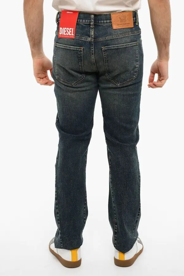 DIESEL® Faded Straight-leg Jeans