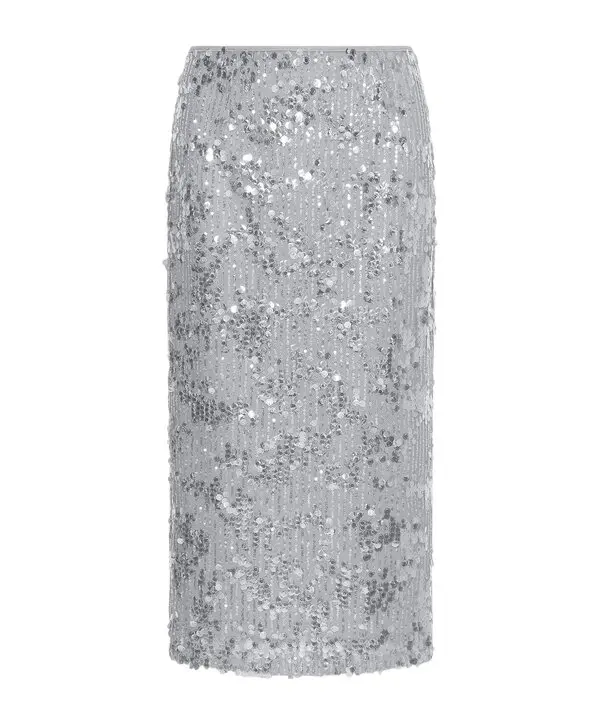 Marella Sequined Midi Skirt
