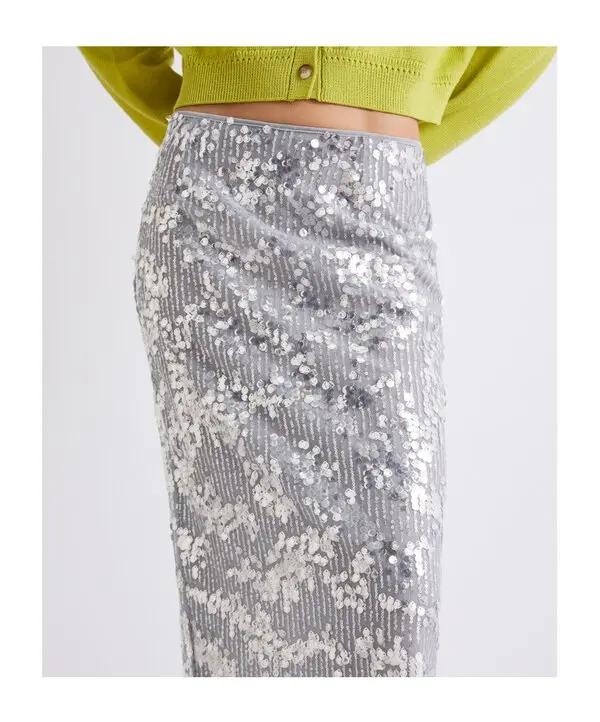 Marella Sequined Midi Skirt