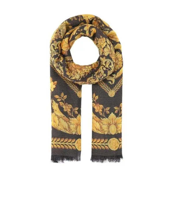 Versace Barocco-print Scarf