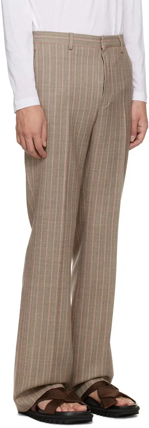 Dries Van Noten Striped Trousers