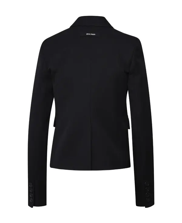 Palm Angels Striped Fitted Blazer