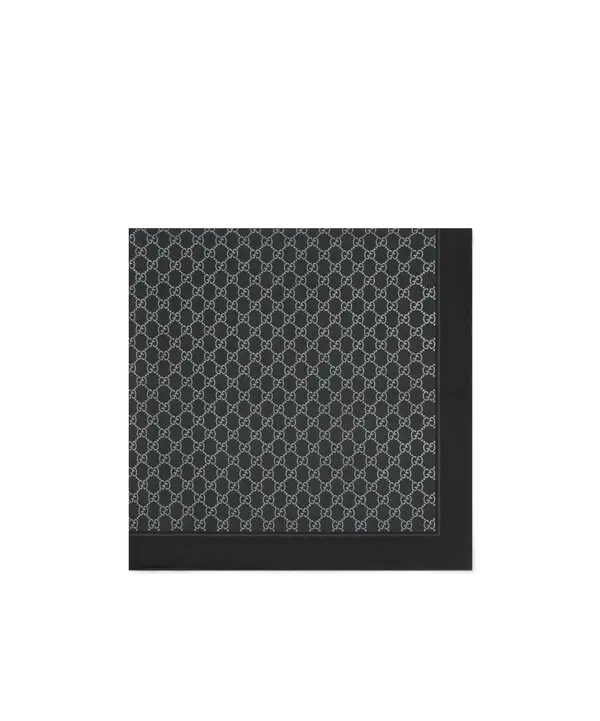 Gucci Gg Carré Scarf - Black
