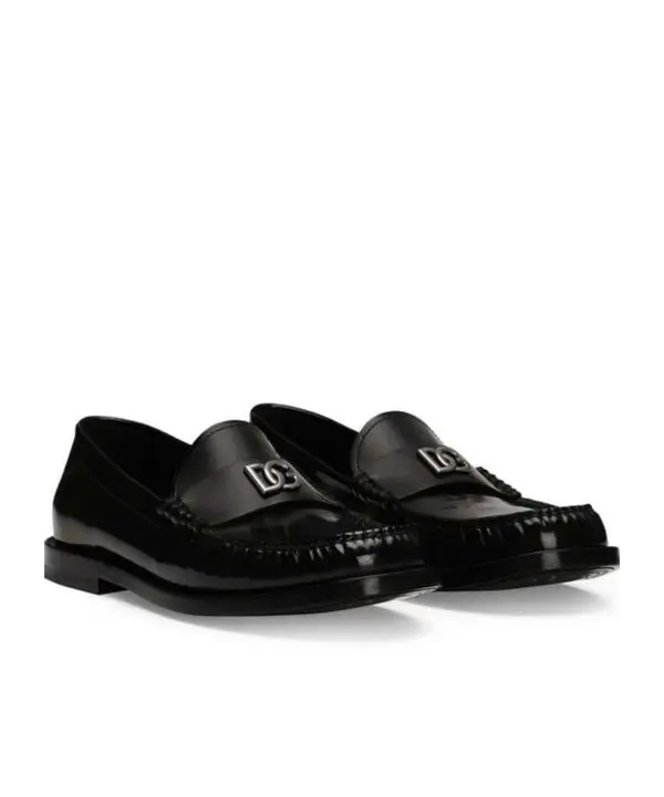 Dolce & Gabbana Logo Plaque Loafers