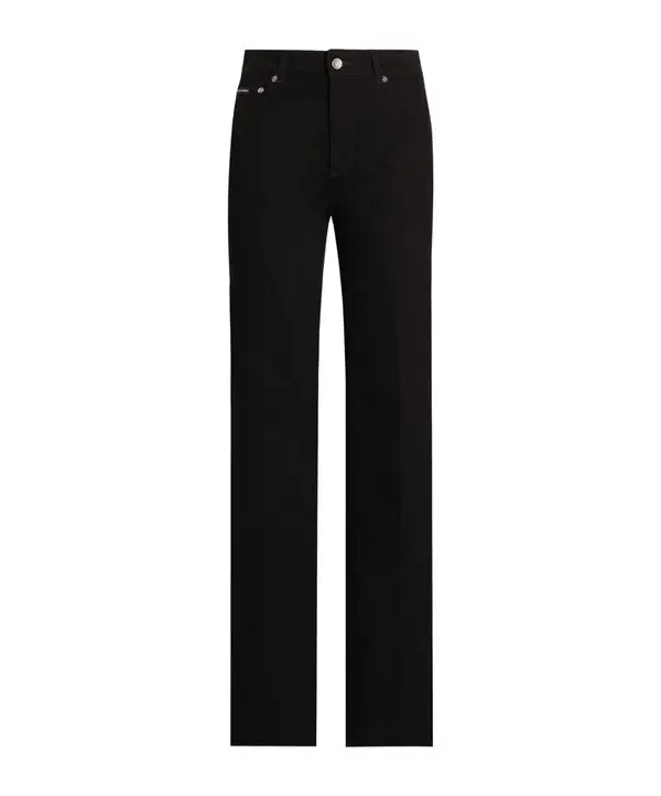 Dolce & Gabbana Straight-leg Jeans - Black