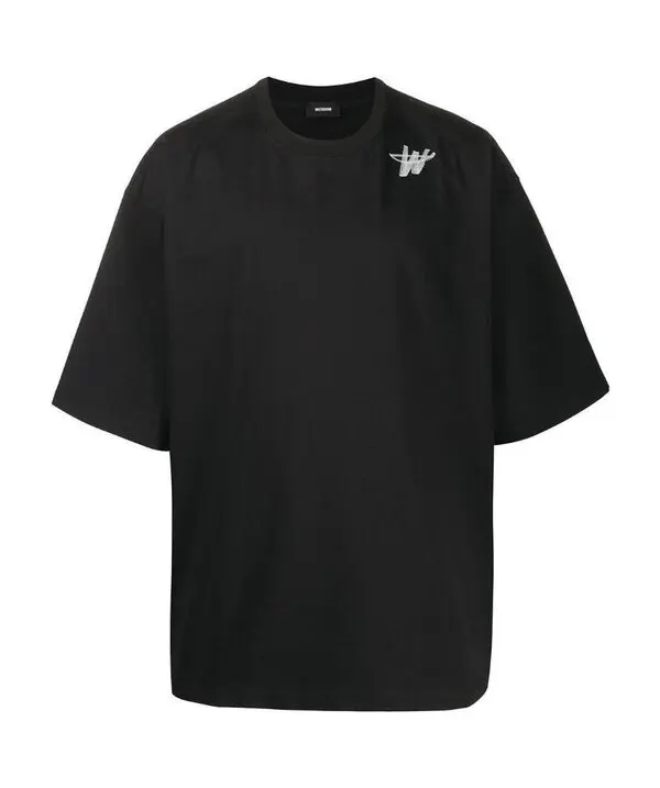 We11Done Oversized Logo Print T-shirt