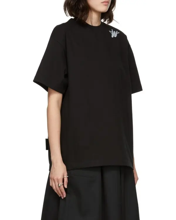 We11Done Oversized Logo Print T-shirt