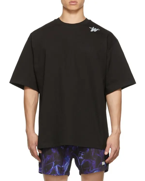 We11Done Oversized Logo Print T-shirt