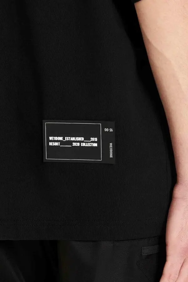We11Done Oversized Logo Print T-shirt
