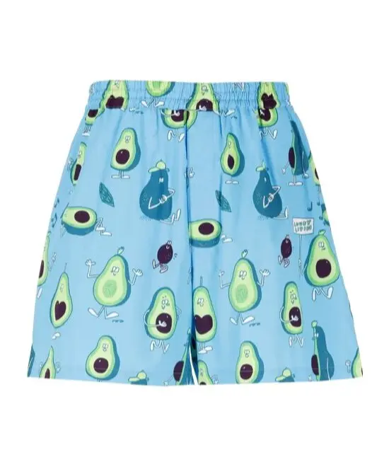 Junya Watanabe Graphic Print Elasticated Waist Shorts