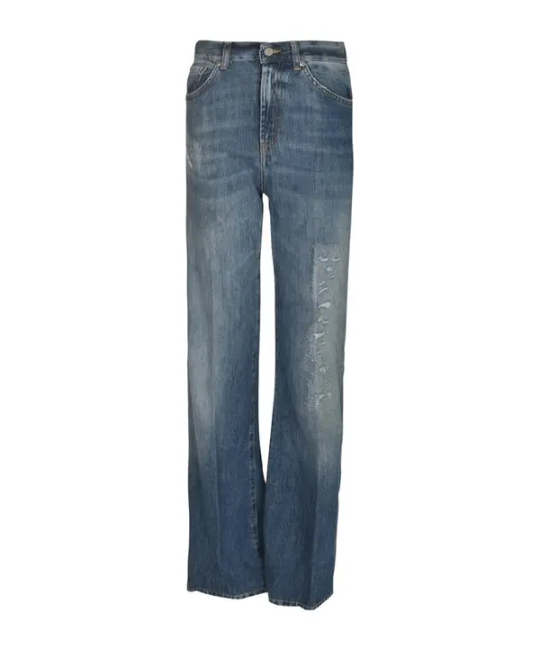 DONDUP Wide-leg Tapered Jeans