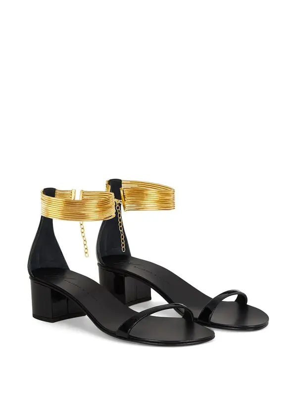 GIUSEPPE ZANOTTI Multi Wire Ankle Strap Sandals