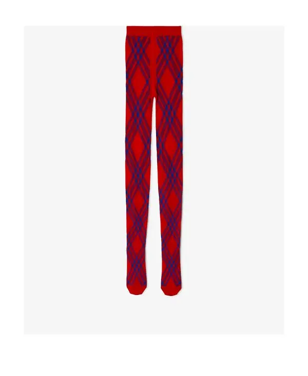 Burberry Checked Slip-on Tights