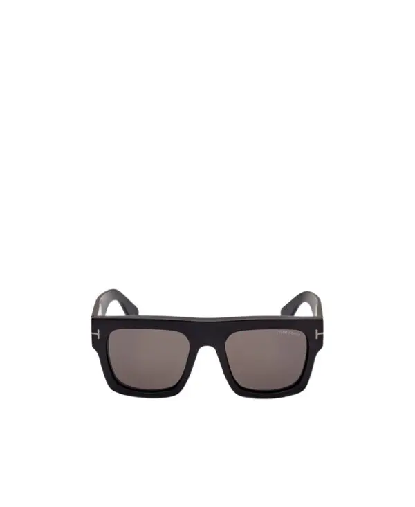 TOM FORD Fausto Square Frame Sunglasses - Gray