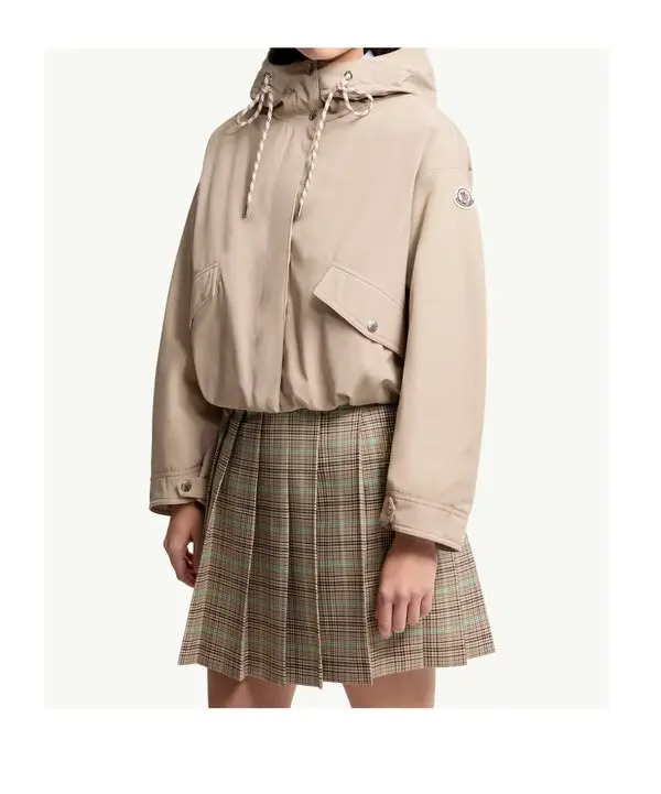 Moncler Eucalyptus Hooded Short Jacket
