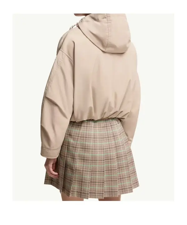 Moncler Eucalyptus Hooded Short Jacket