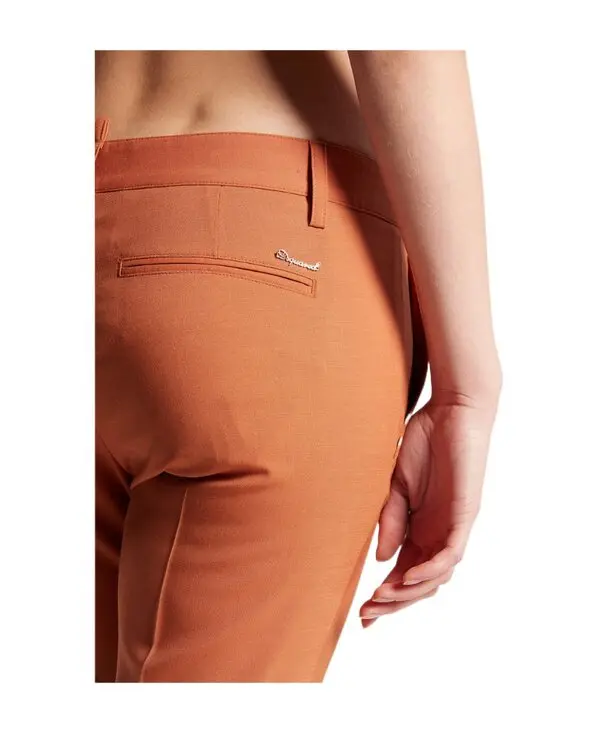 Dsquared2 Slim-cut Tailored Trousers - Brown