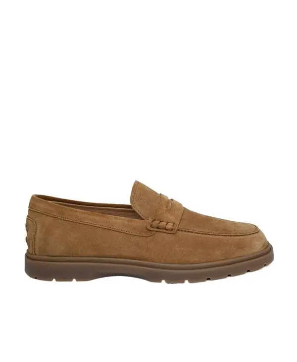 TOD'S Penny Logo-embossed Loafers