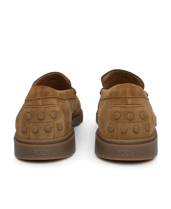 TOD'S Penny Logo-embossed Loafers