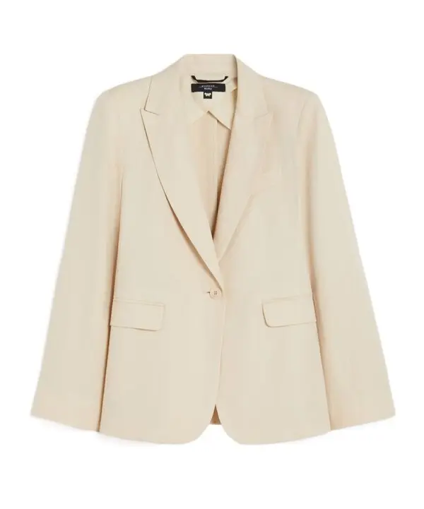 Max Mara Cotton And Linen Blazer