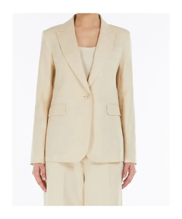 Max Mara Cotton And Linen Blazer