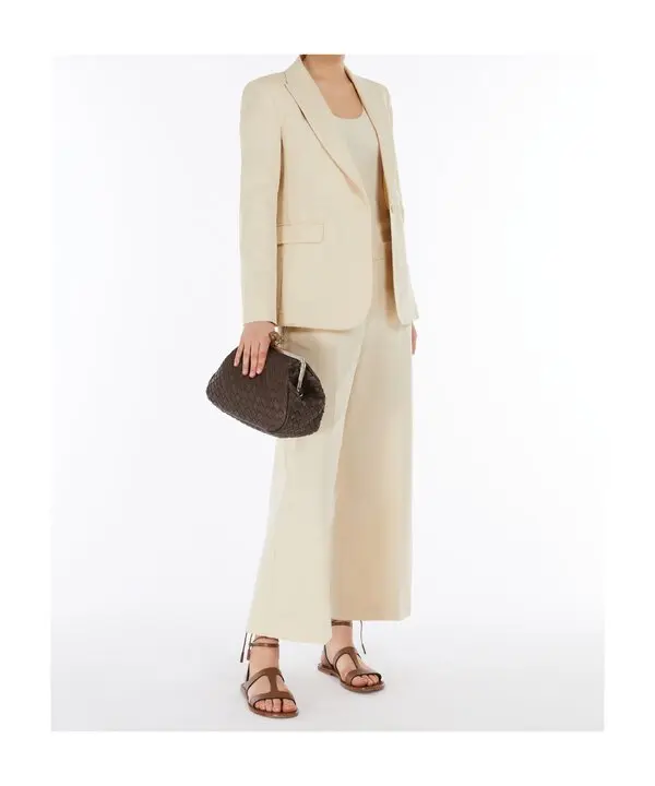 Max Mara Cotton And Linen Blazer