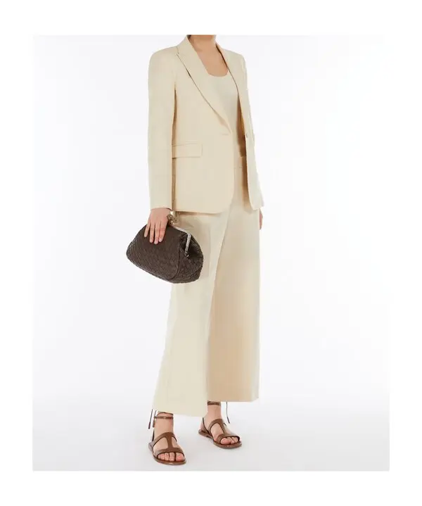 Max Mara Cotton And Linen Blazer