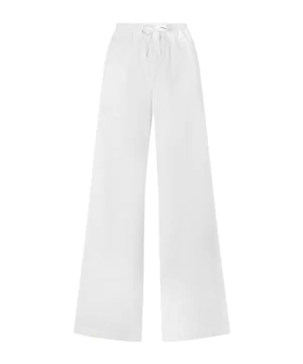 Loulou De Saison Sero Cotton-poplin Pants - White