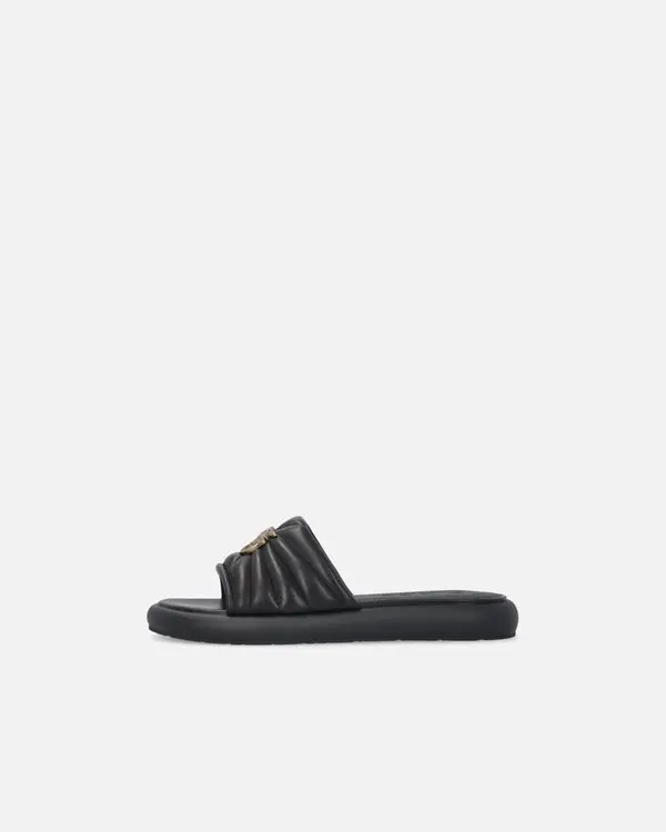Pinko Fiona Logo Appliqué Slippers
