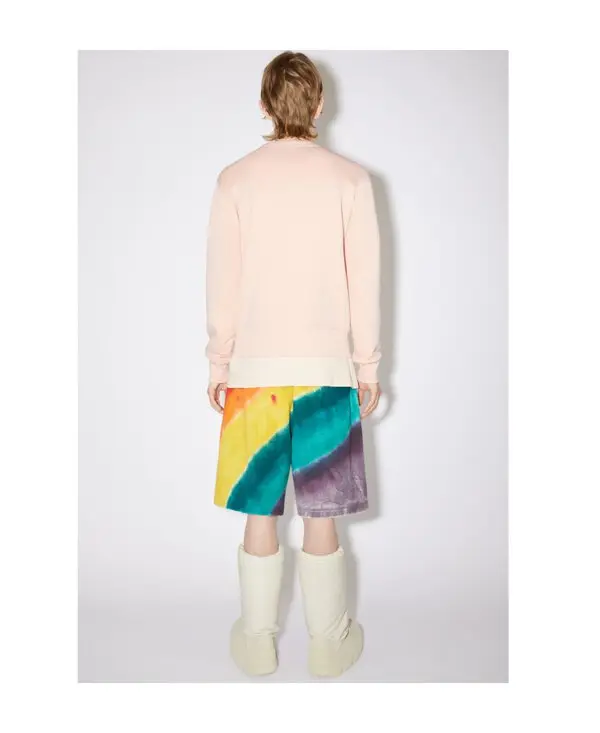 Acne Studios Face Patch Organic Cotton Crewneck Sweatshirt