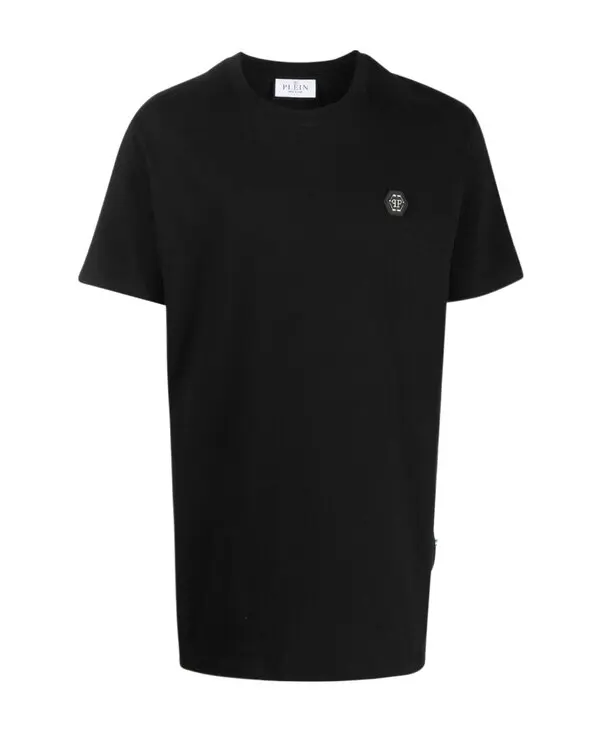 Philipp Plein Logo Printed Crewneck T-shirt - Black