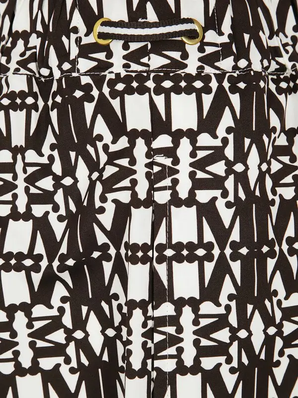 Max Mara Taiga All-over Logo Printed Shorts - No